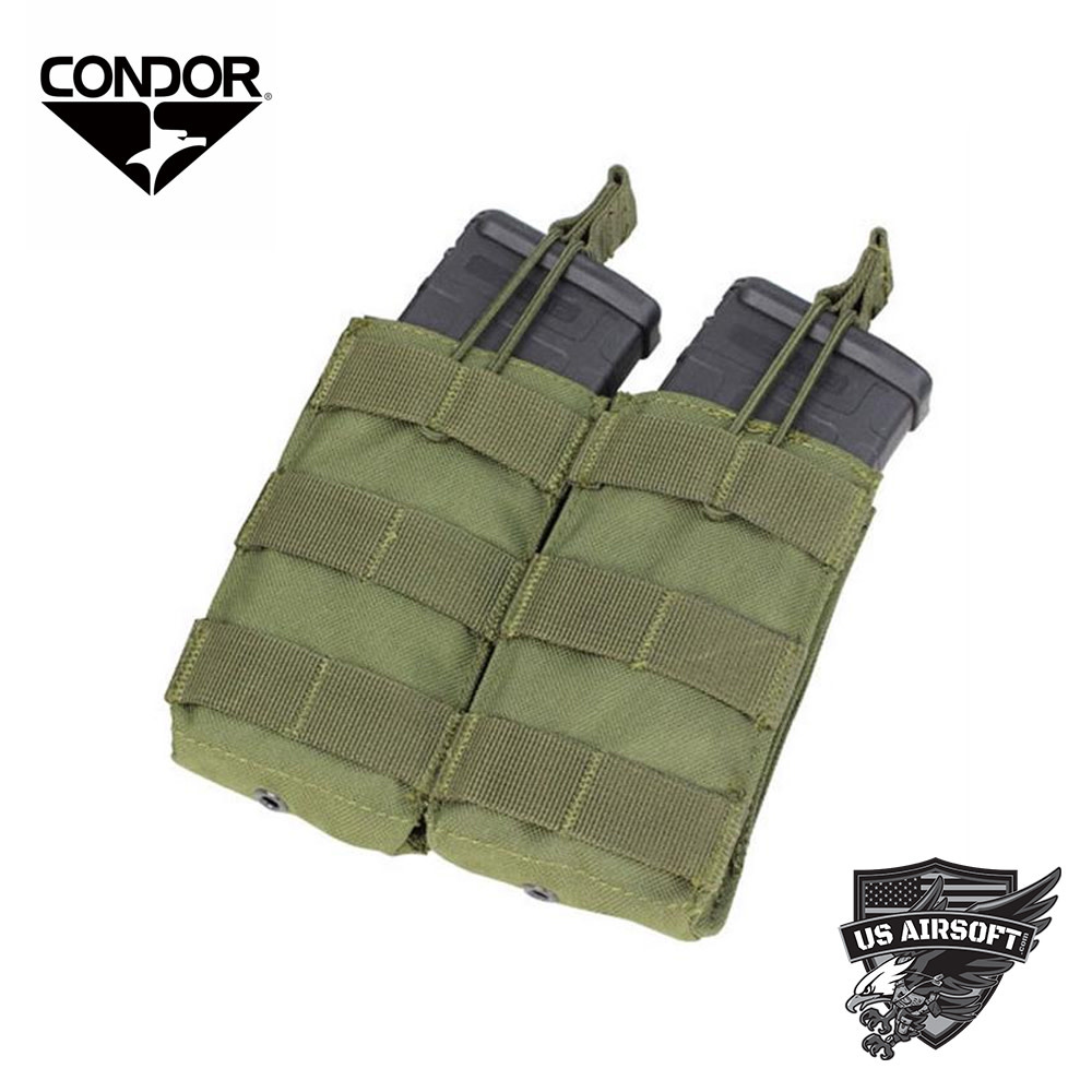Condor Double Open Top M4 Mag Pouch (MA19) - US Airsoft, Inc.