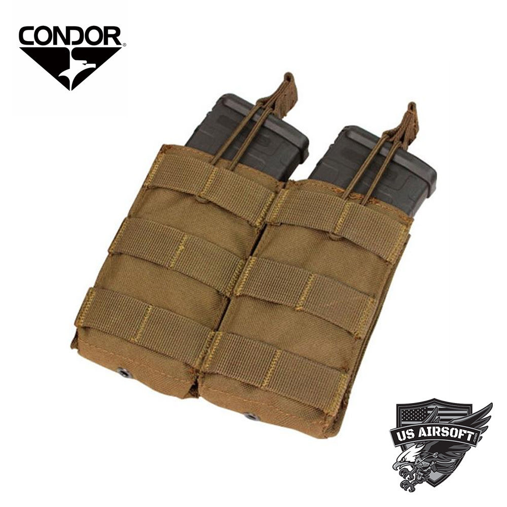 Condor Double Open Top M4 Mag Pouch (MA19) - US Airsoft, Inc.