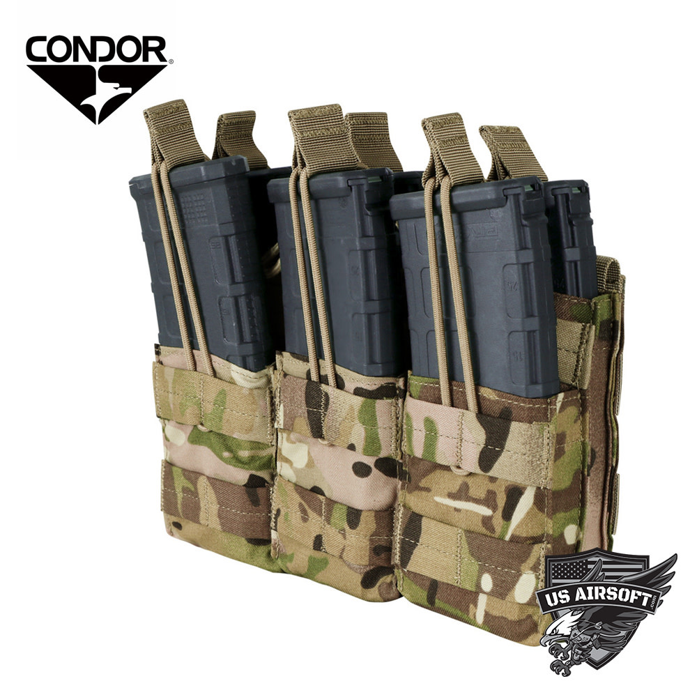 Condor Triple Stacker Open-Top M4 Mag Pouch (MA44) - US Airsoft, Inc.