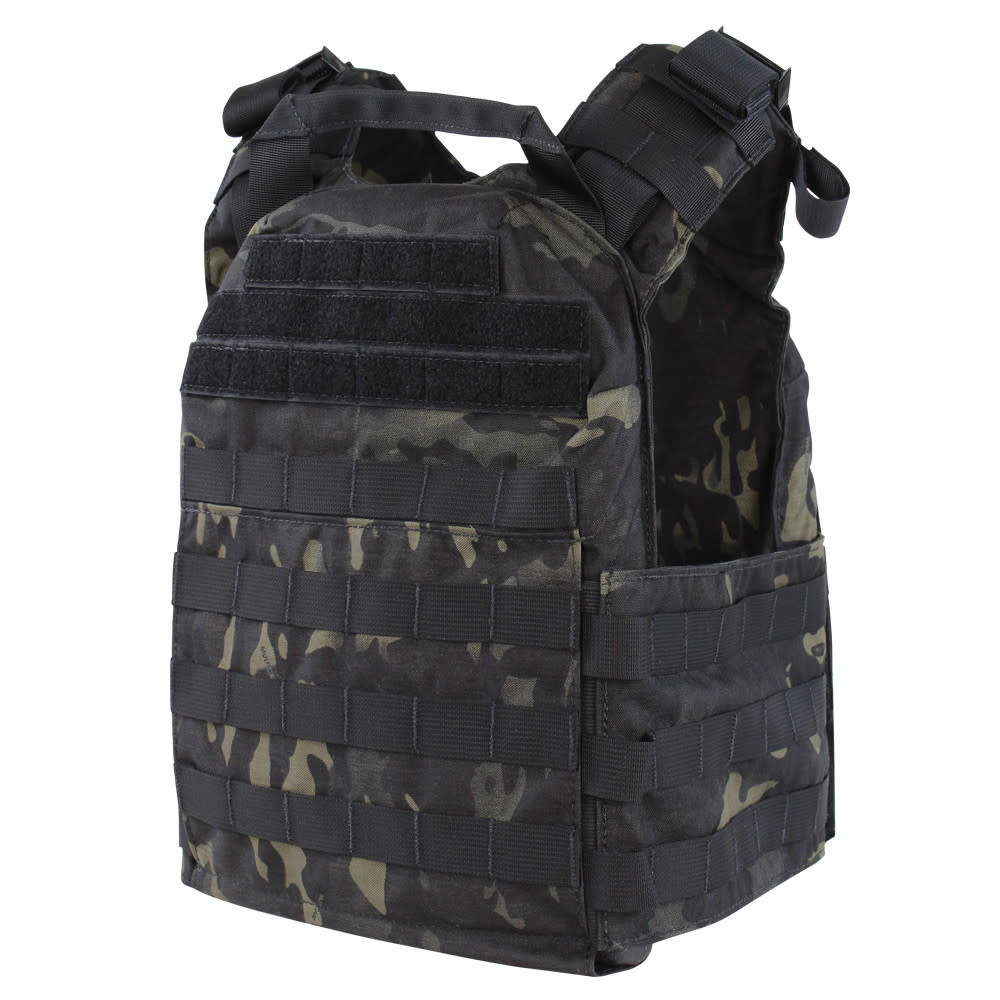 Condor CYCLONE PLATE CARRIER WITH MULTICAM BLACK® - US Airsoft, Inc.