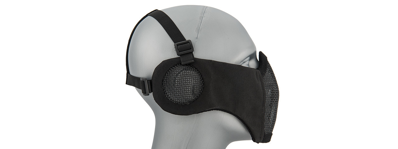 Lancer Tactical TACTICAL ELITE FACE AND EAR PROTECTIVE MASK (BLACK ...