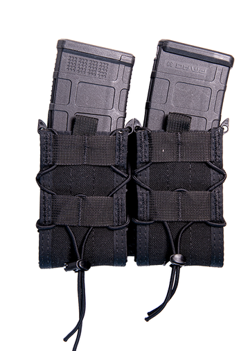 High Speed Gear Double Rifle Taco Pouch (Black) - US Airsoft, Inc.