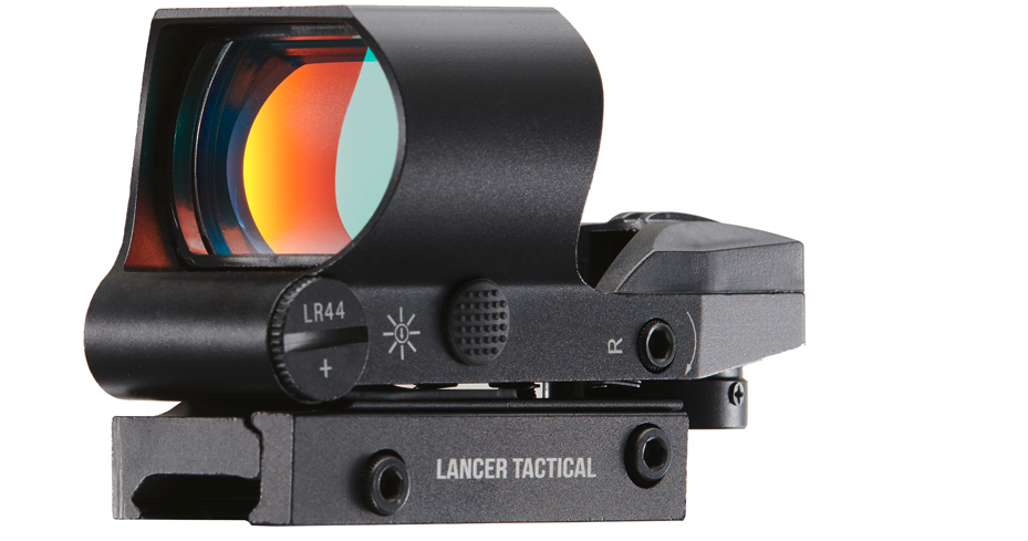 Lancer Tactical Holographic Red Dot Reflex Sight (Color: Black) - US ...