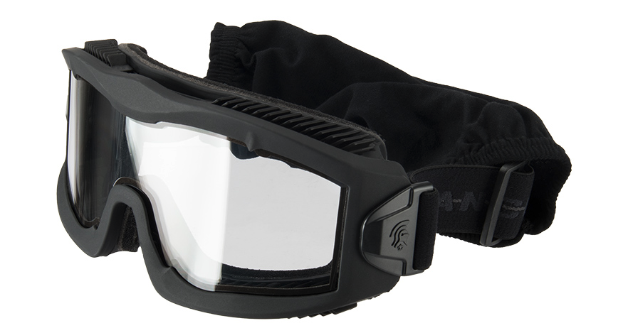 LANCER TACTICAL AERO PROTECTIVE BLACK AIRSOFT GOGGLES (CLEAR LENS) - US ...