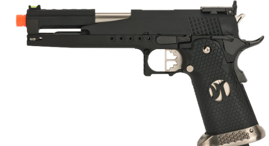 AW Custom HX22 "Gold Standard" IPSC Gas Blowback Airsoft Pistol (Color ...
