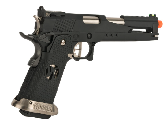 AW Custom HX22 "Gold Standard" IPSC Gas Blowback Airsoft Pistol (Color ...