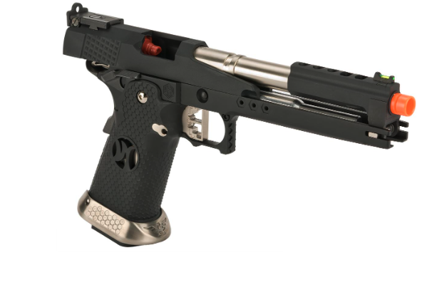 AW Custom HX22 "Gold Standard" IPSC Gas Blowback Airsoft Pistol (Color ...