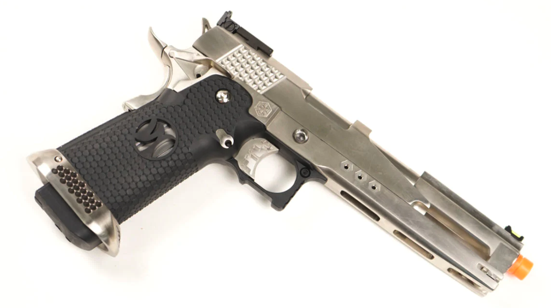 AW Custom HX22 "Gold Standard" IPSC Gas Blowback Airsoft Pistol (Color ...