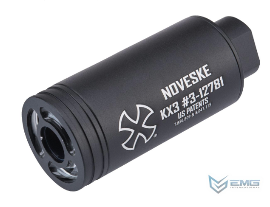 EMG Noveske KX3 Flash Hider w/ Built-In Spitfire Rechargeable Tracer ...