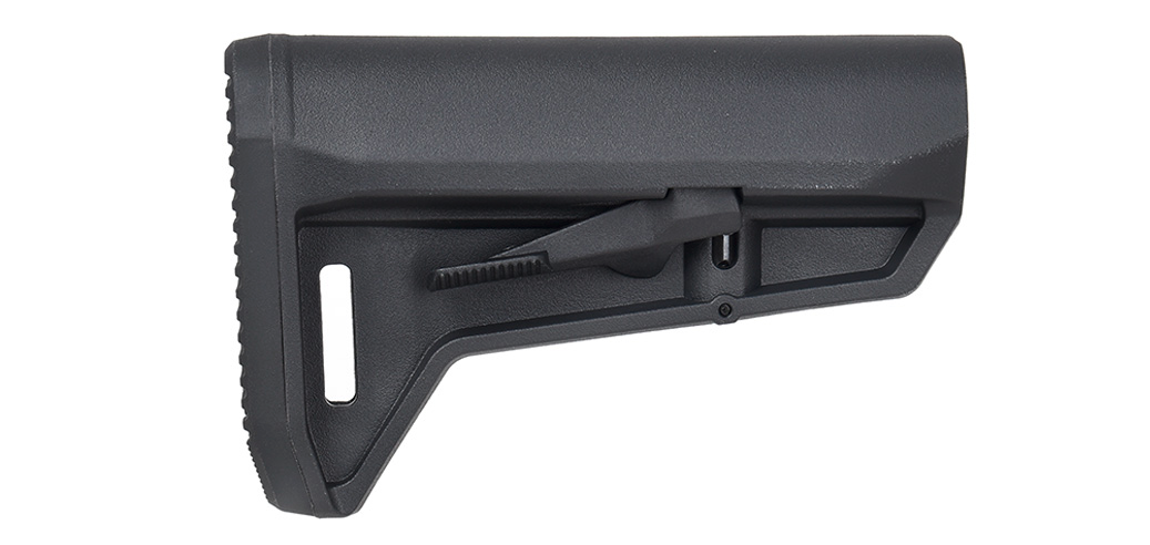 Lancer Tactical Carbine Collapsible Stock (Black) - US Airsoft, Inc.