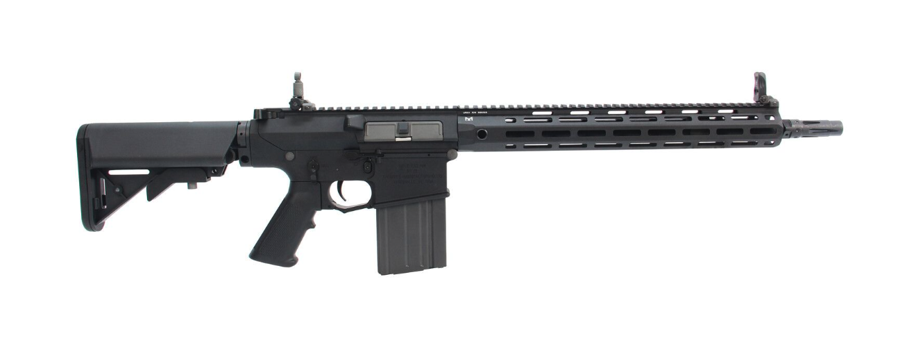 G&G Knight's Armament Licensed SR25 E2 APC Rifle w/ M-LOK Handguard and ...