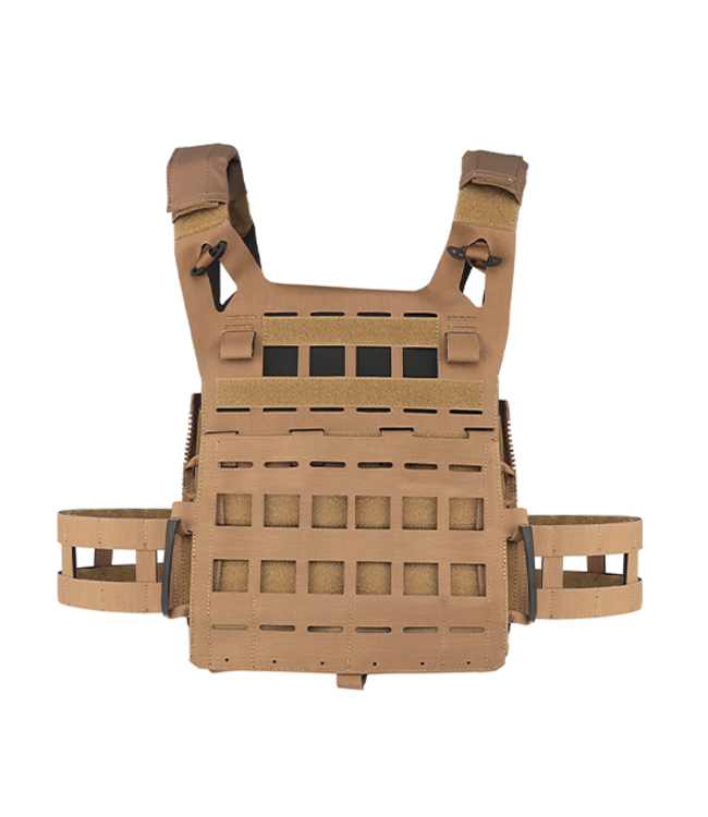 Lancer Tactical Lightweight SPC Laser Cut Tactical Vest (Color: Coyote ...