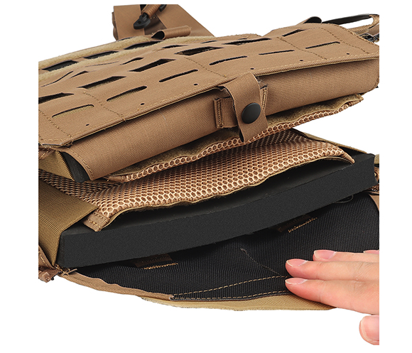 Lancer Tactical Lightweight SPC Laser Cut Tactical Vest (Color: Coyote ...