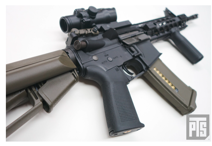 PTS ENHANCED POLYMER GRIP (EPG) - AEG (Dark Earth) - US Airsoft, Inc.