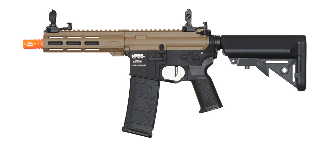 Lancer Tactical Viking 7" M-LOK Proline Series M4 Airsoft Rifle w ...
