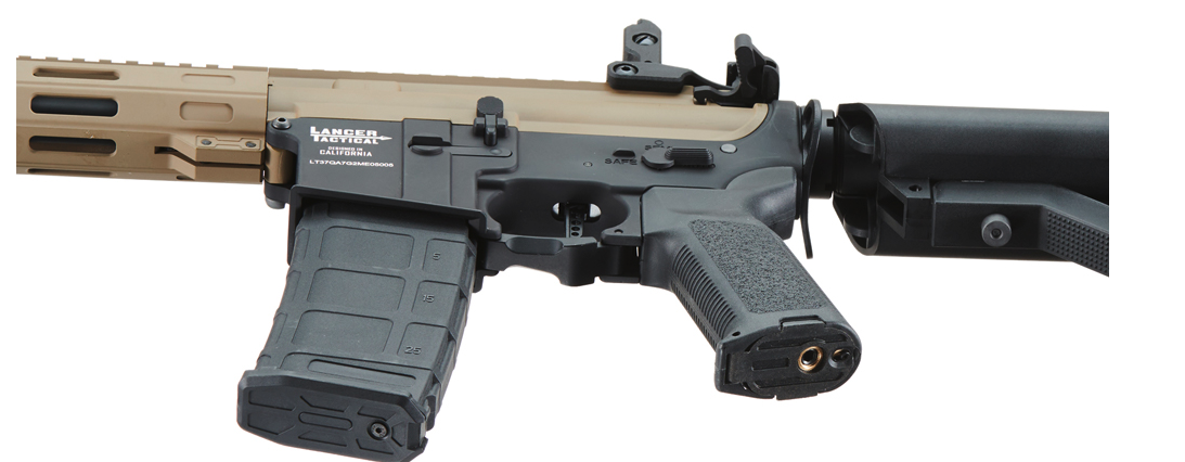 Lancer Tactical Viking 7" M-LOK Proline Series M4 Airsoft Rifle w ...