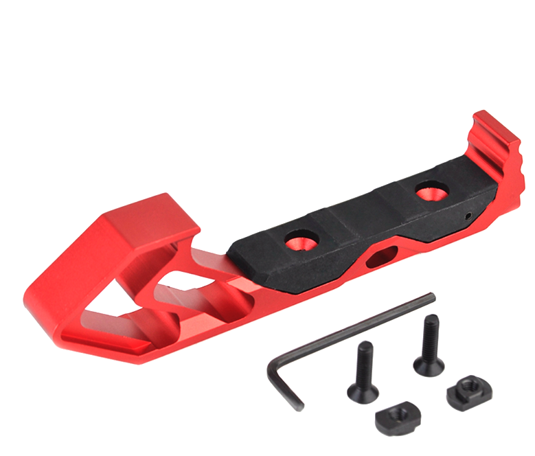 Aluminum Airsoft ForeGrip for M-Lok (RED) - US Airsoft, Inc.