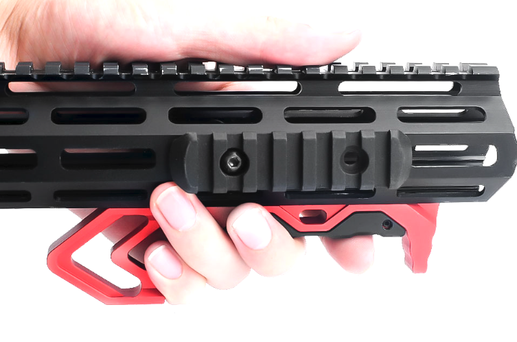 Aluminum Airsoft ForeGrip for M-Lok (RED) - US Airsoft, Inc.