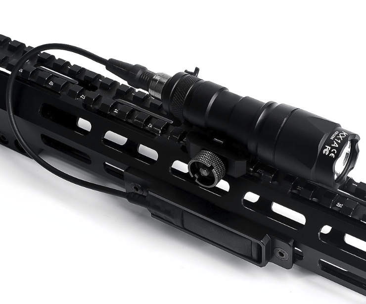 M-LOK & Keymod CNC Aluminum For Flashlight Pressure Pad (Black) - US ...