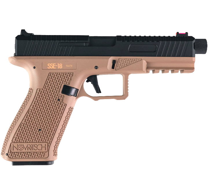 Novritsch SSE18 Full Auto Pistol (Tan) - US Airsoft, Inc.