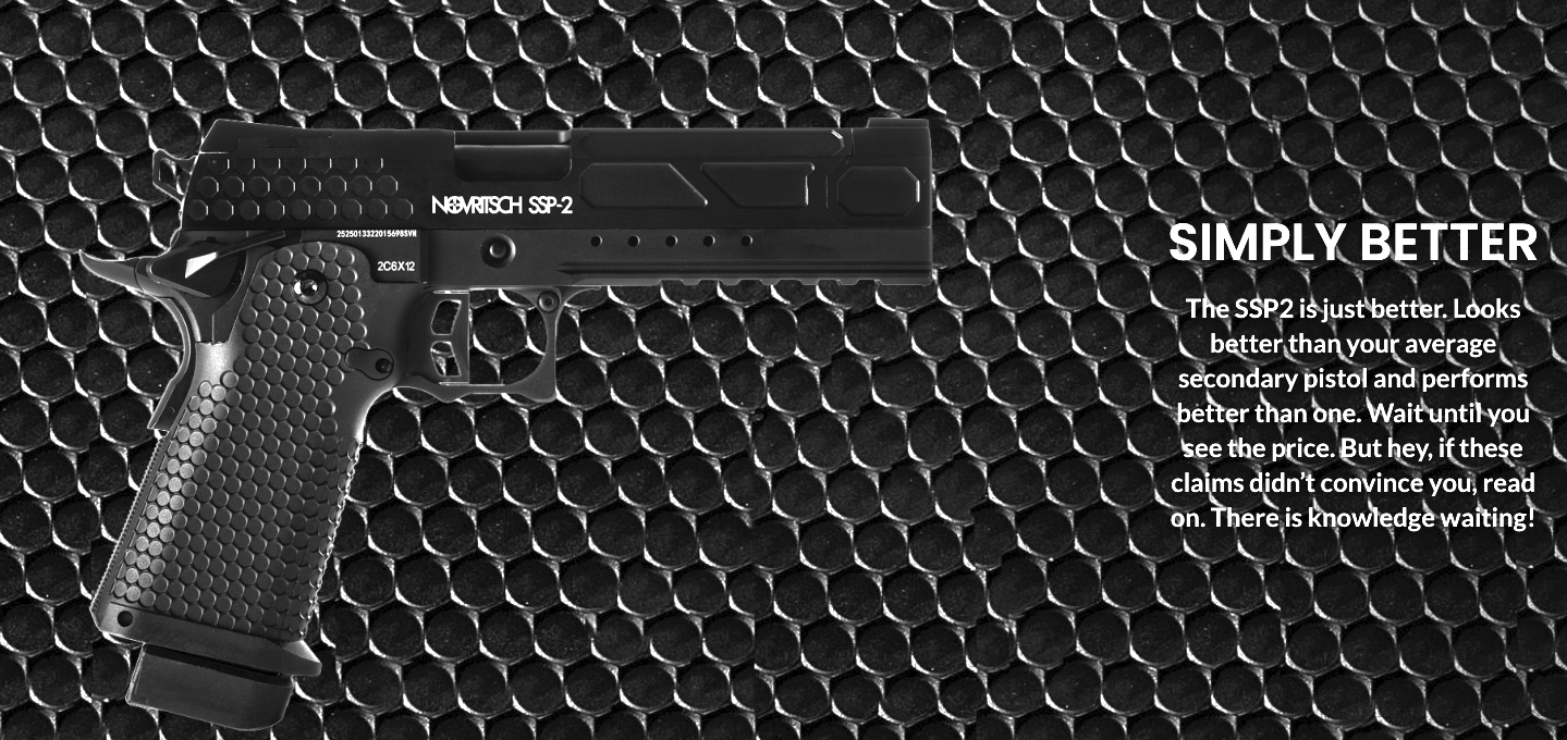 Novritsch SSP2 GBB Airsoft Pistol - US Airsoft, Inc.