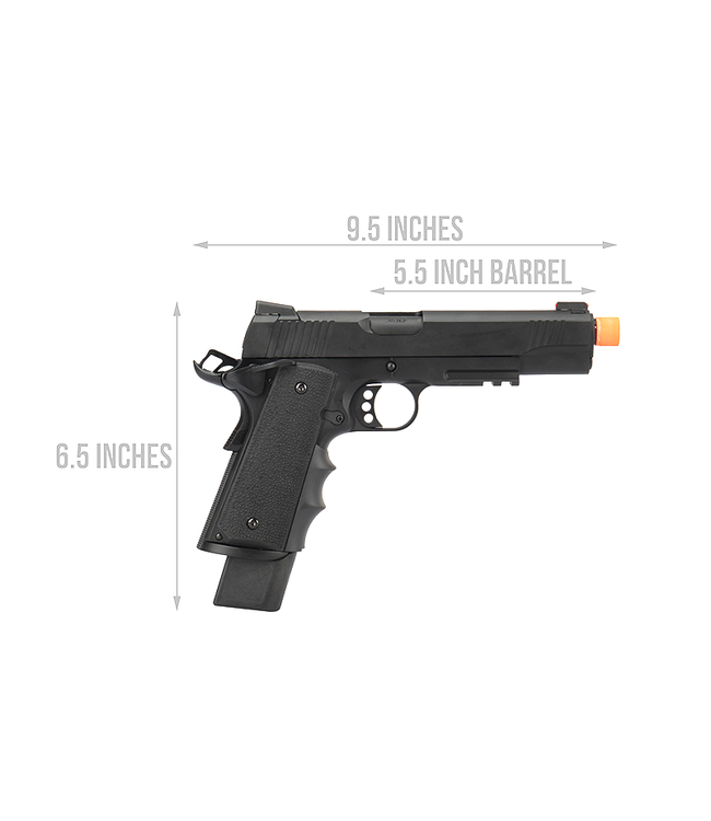 Army Armament Full Metal R32 Gas Blowback Airsoft Pistol (NIGHTSTORM) - US Airsoft, Inc.