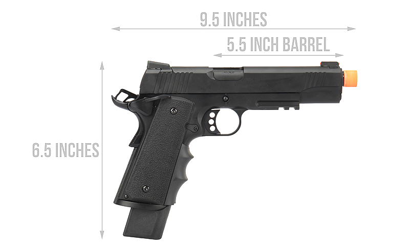 Army Armament Full Metal R32 Gas Blowback Airsoft Pistol (NIGHTSTORM) - US Airsoft, Inc.