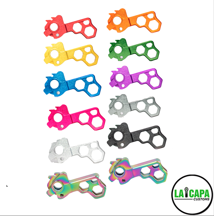 LA Capa Customs “HIVE” Duralumin Hammer for Hi Capa (Rainbow Green ...