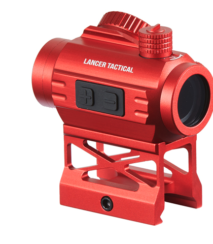 Lancer Tactical Micro Red Dot Sight with Riser Mount (Color: Red) - US ...