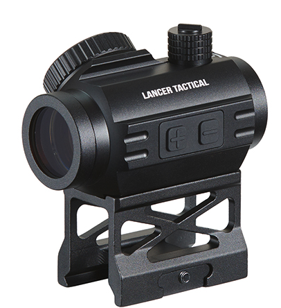 Lancer Tactical Micro Red Dot Sight with Riser Mount (Color: Black ...