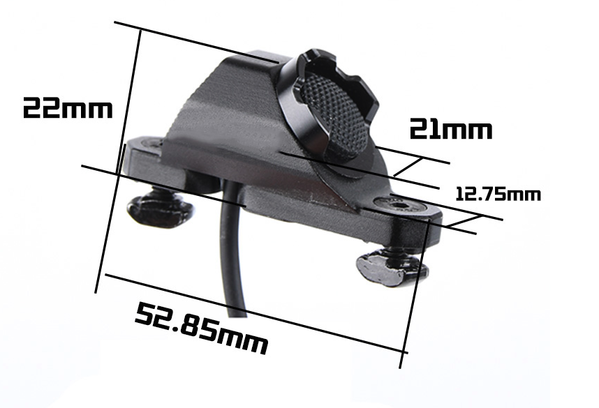 Hot Button Switch Keymod & M-Lok Rail (2.5 Modlite Plug - US Airsoft, Inc.
