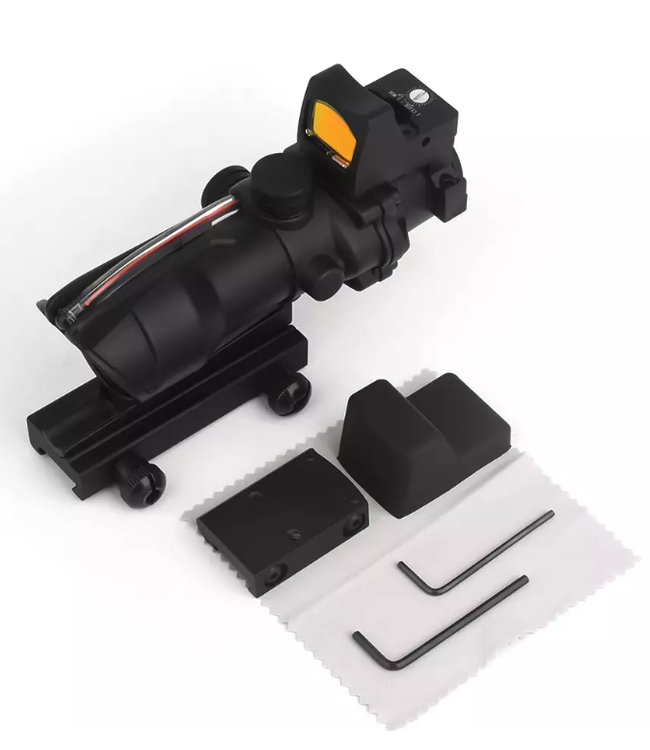 ACOG 4X32C Red Dot Illumination Source Fiber With RMR Sight (Black ...