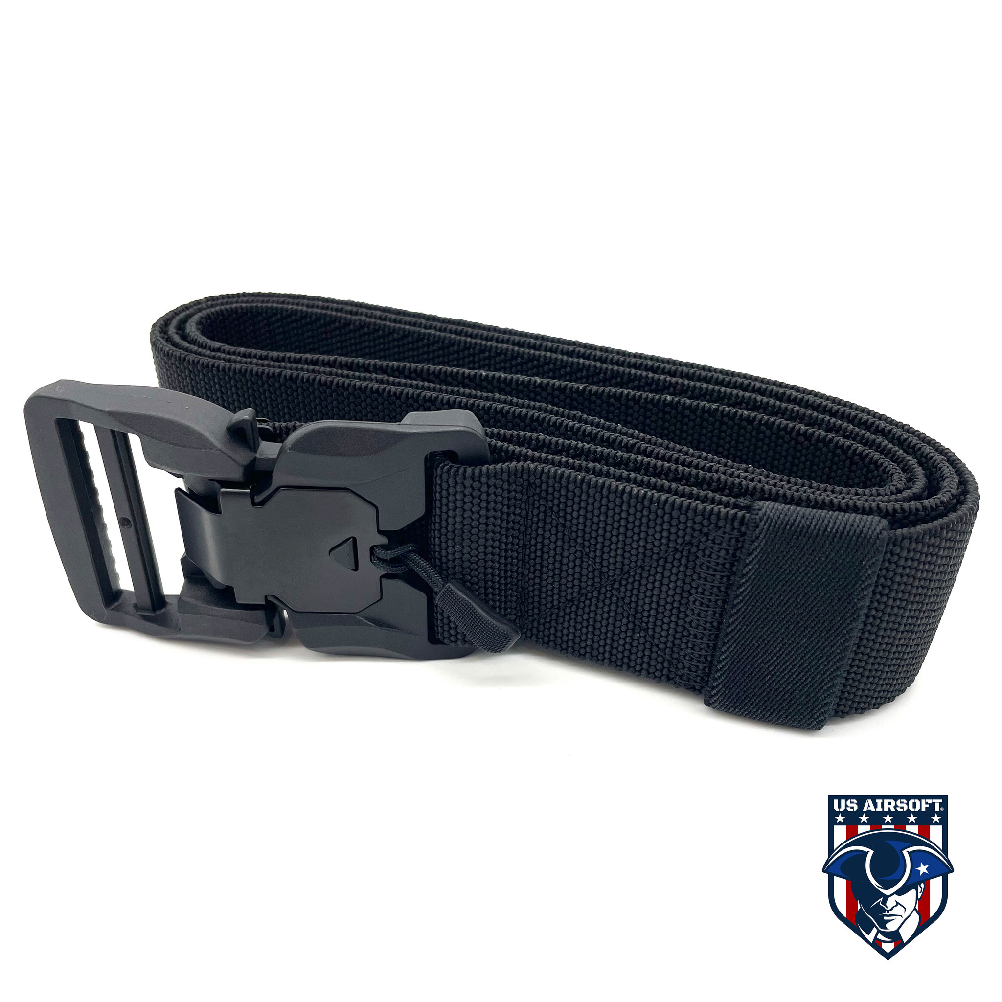 Flexible Tactical Belt With PC Quick Buckle (Black) - US Airsoft, Inc.