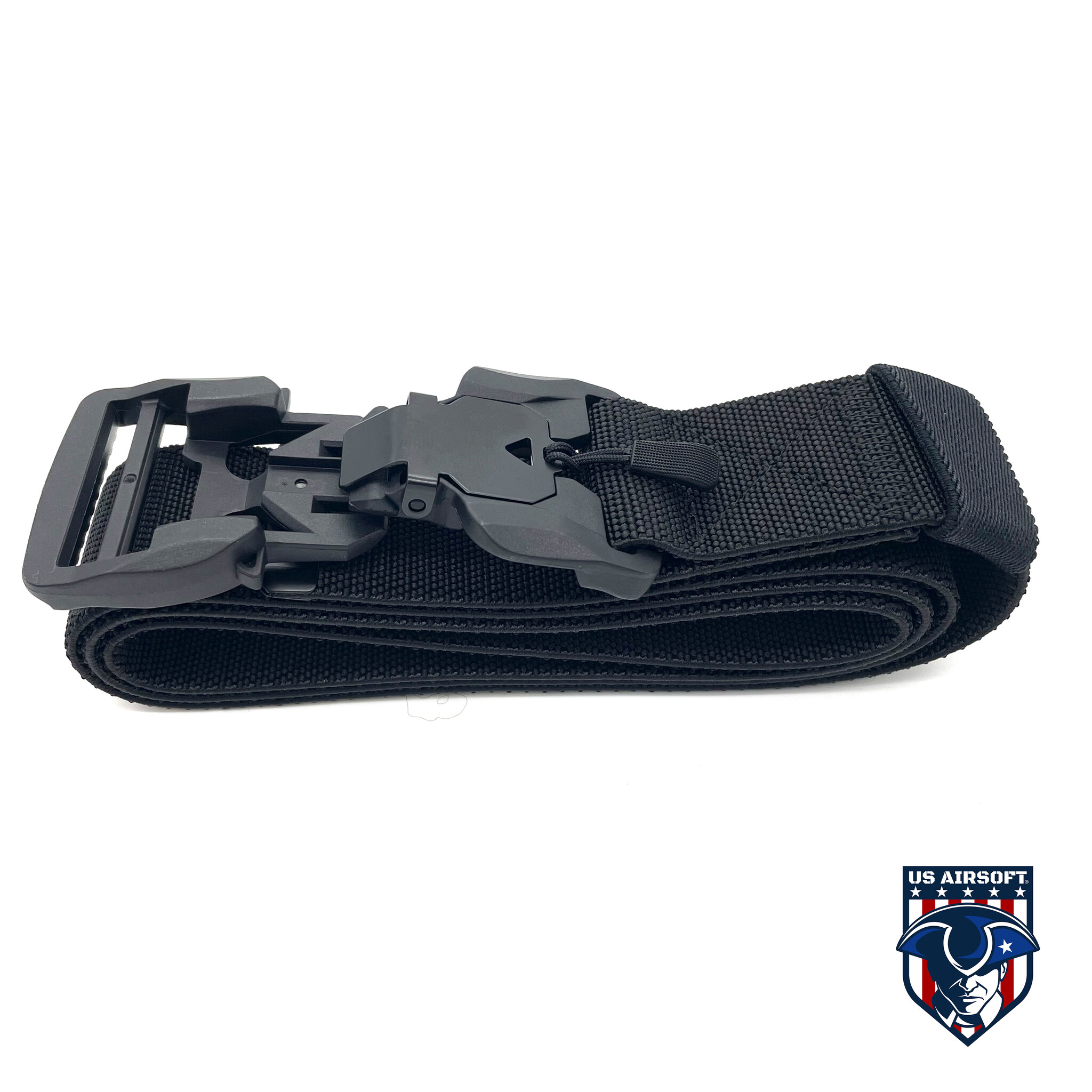 Flexible Tactical Belt With PC Quick Buckle (Black) - US Airsoft, Inc.