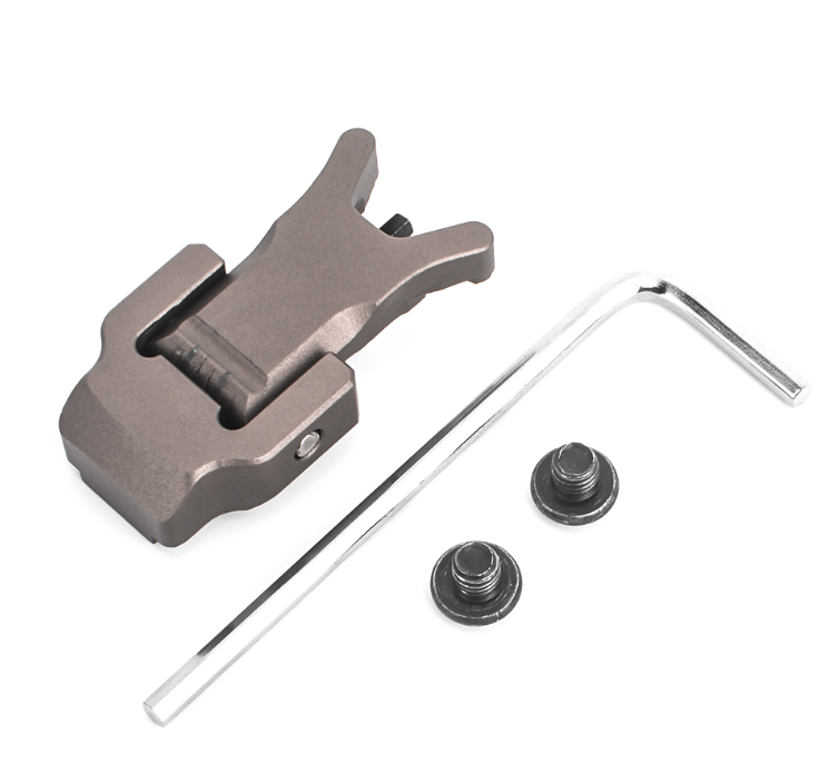 Backup Folding Iron Sight for Airsoft Fusion (Dark Earth) - US Airsoft ...