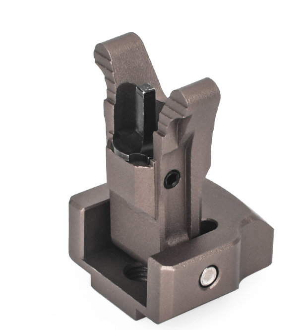 Backup Folding Iron Sight for Airsoft Fusion (Dark Earth) - US Airsoft ...