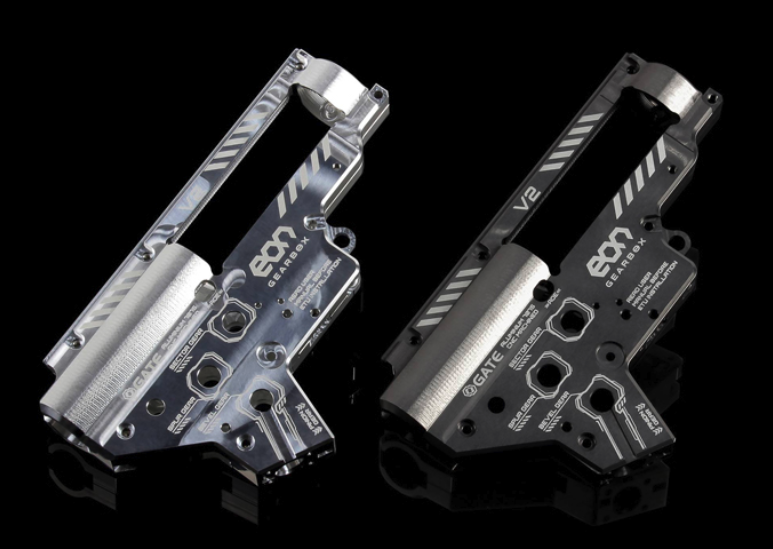 Gate EON V2 Gearbox rev. 2 [CNC] - Titanium - US Airsoft, Inc.