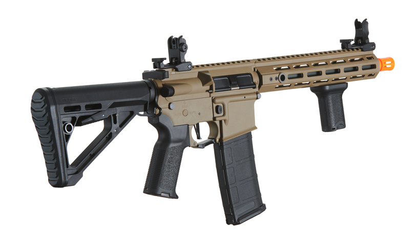 Lancer Tactical Gen 3 Hellion M-LOK 10" Airsoft M4 AEG with Delta Stock ...