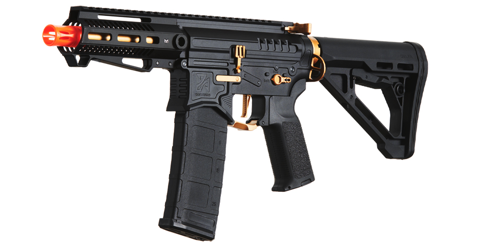 Zion Arms R15 Mod 1 Short Barrel Airsoft Rifle with Delta Stock (Color ...