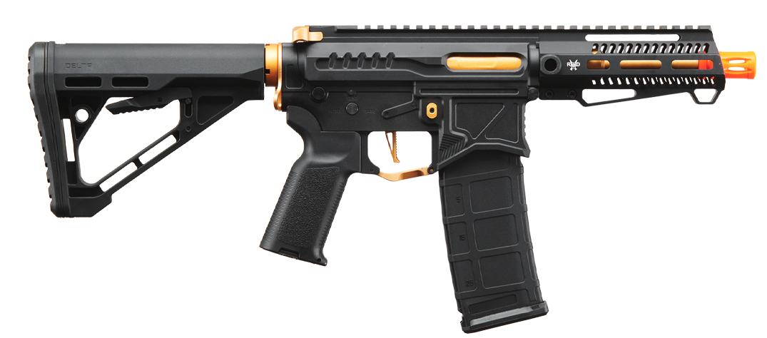 Zion Arms R15 Mod 1 Short Barrel Airsoft Rifle with Delta Stock (Color ...