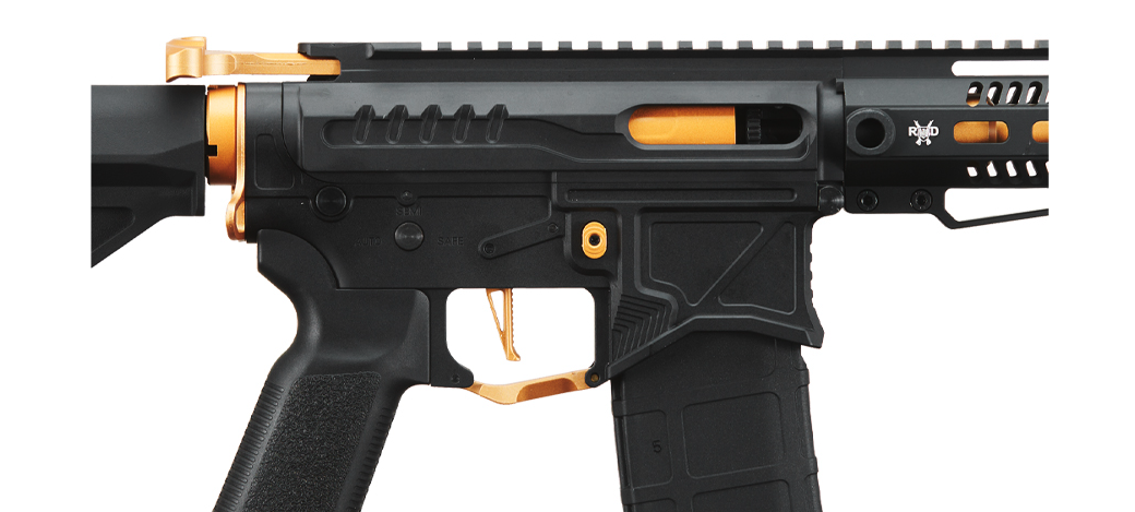 Zion Arms R15 Mod 1 Short Barrel Airsoft Rifle with Delta Stock (Color ...