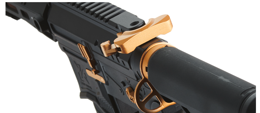 Zion Arms R15 Mod 1 Short Barrel Airsoft Rifle with Delta Stock (Color ...