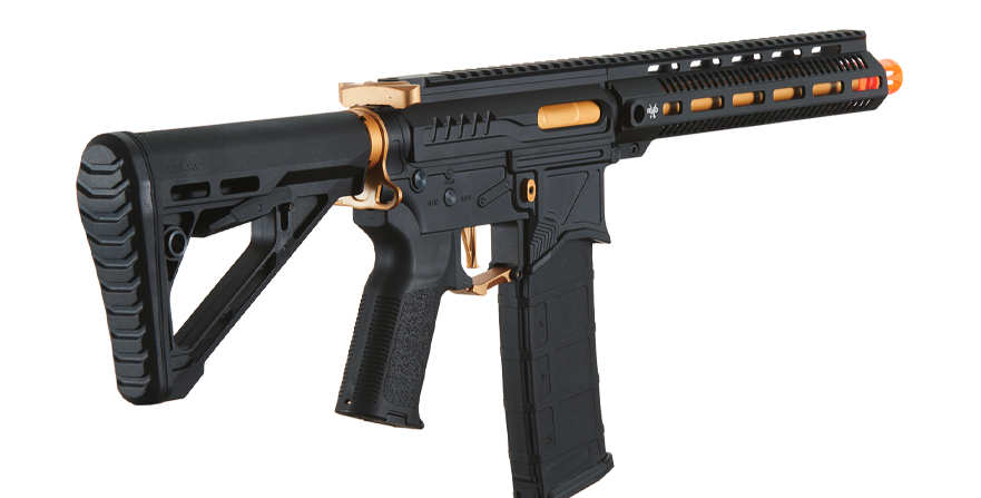 Zion Arms R15 Mod 1 Long Rail Airsoft Rifle with Delta Stock (Color ...