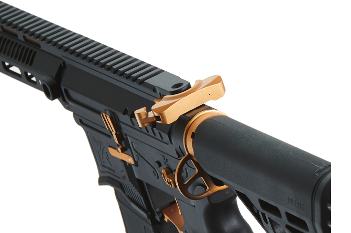 Zion Arms R15 Mod 1 Long Rail Airsoft Rifle with Delta Stock (Color ...