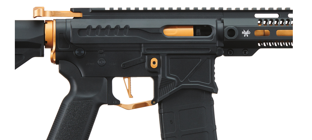 Zion Arms R15 Mod 1 Long Rail Airsoft Rifle with Delta Stock (Color ...