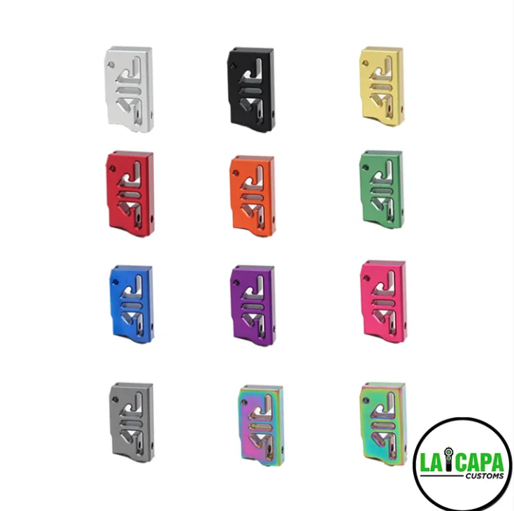 LA Capa Customs “S2” Flat Trigger for Hi Capa (Purple) - US Airsoft, Inc.