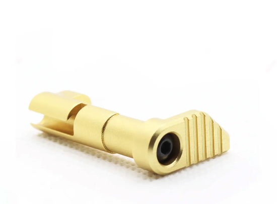 LA Capa Customs 7075 Magazine Catch for Hi Capa (Gold) - US Airsoft, Inc.