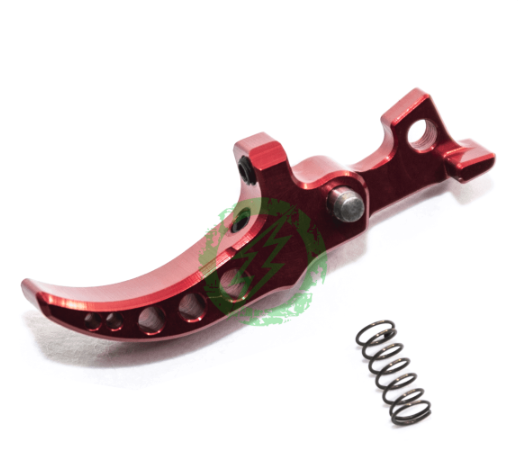 Speed Airsoft Curved Red HPA M4 Tunable Triggers - US Airsoft, Inc.