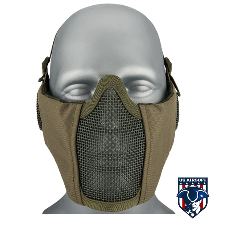 G-Force Tactical Elite Face and Ear Protective Mask (Color: OD Green ...