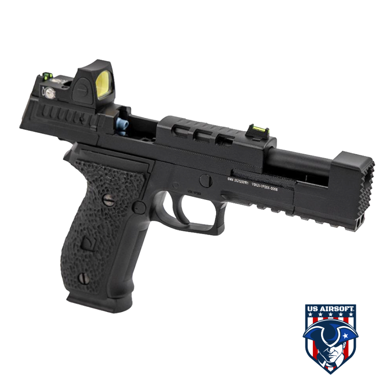 Vorsk Airsoft VP26X Gas Blowback Pistol + Micro Red Dot - Black - US ...